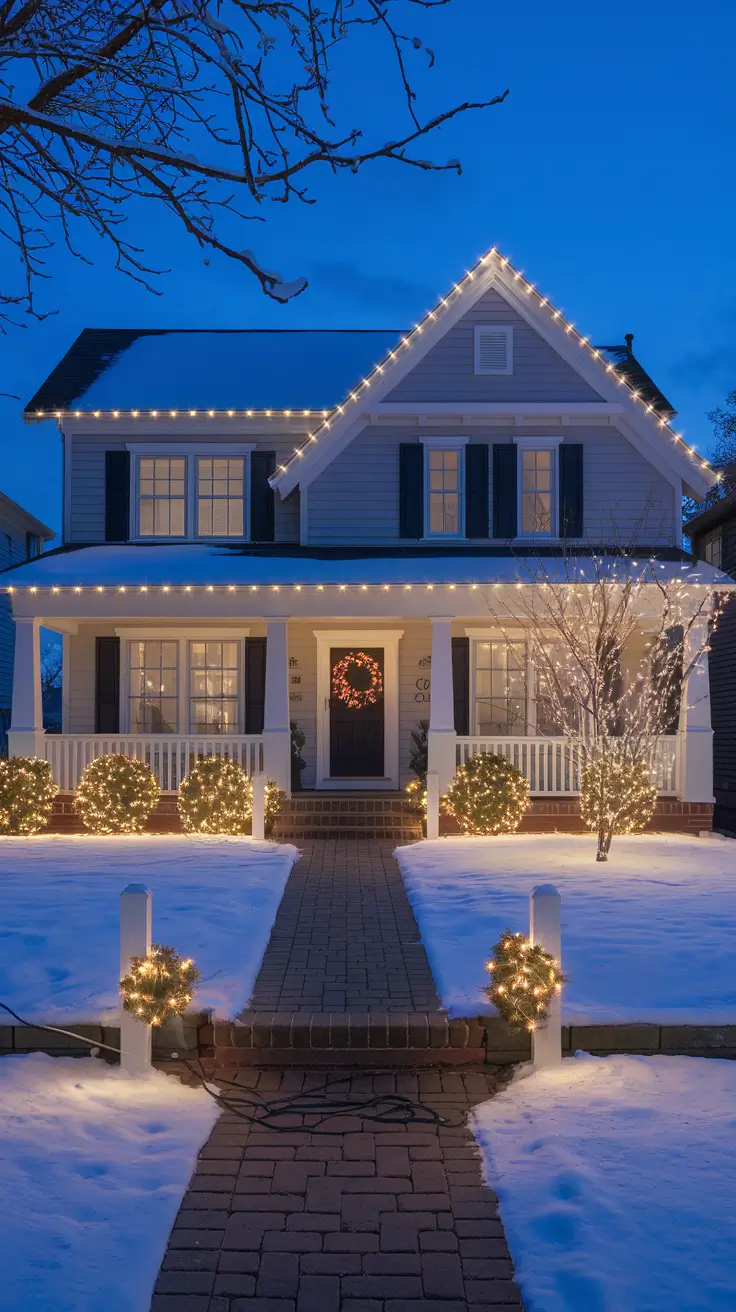 27 Christmas Lights Outside Ideas 2026 - Colored and Outdoor Decorations