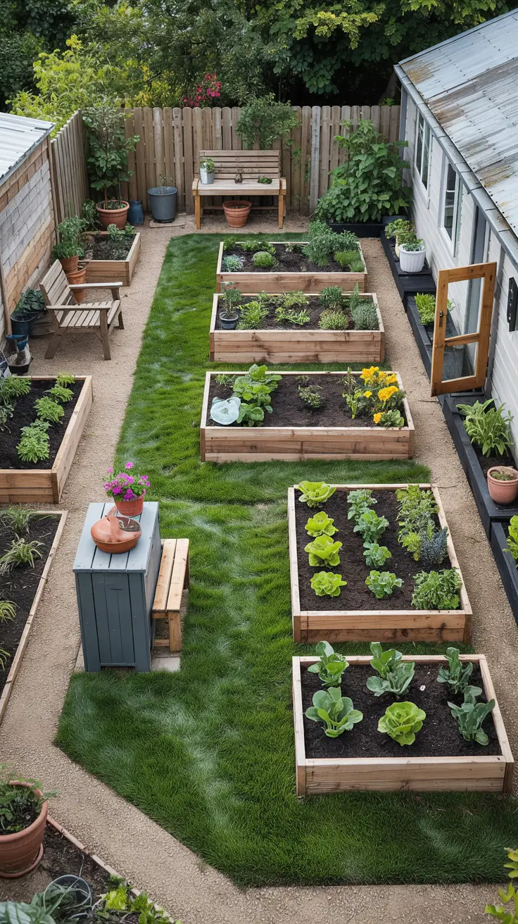 33 Backyard Garden Design 2026 Ideas – Modern Layouts, Vegetable Gardens