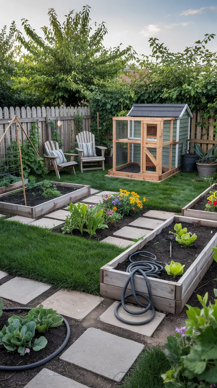 33 Backyard Garden Design 2026 Ideas – Modern Layouts, Vegetable Gardens