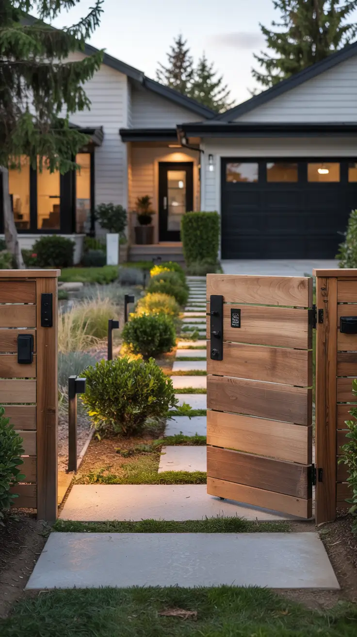 19 Front Yard Gate Ideas 2026 - Entrance, Fence And Driveway Design Trends