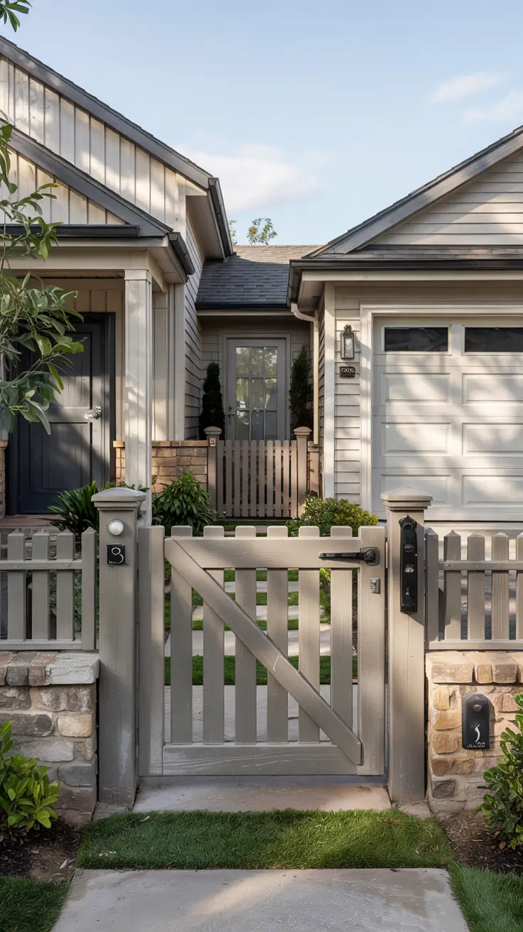 19 Front Yard Gate Ideas 2026 - Entrance, Fence And Driveway Design Trends