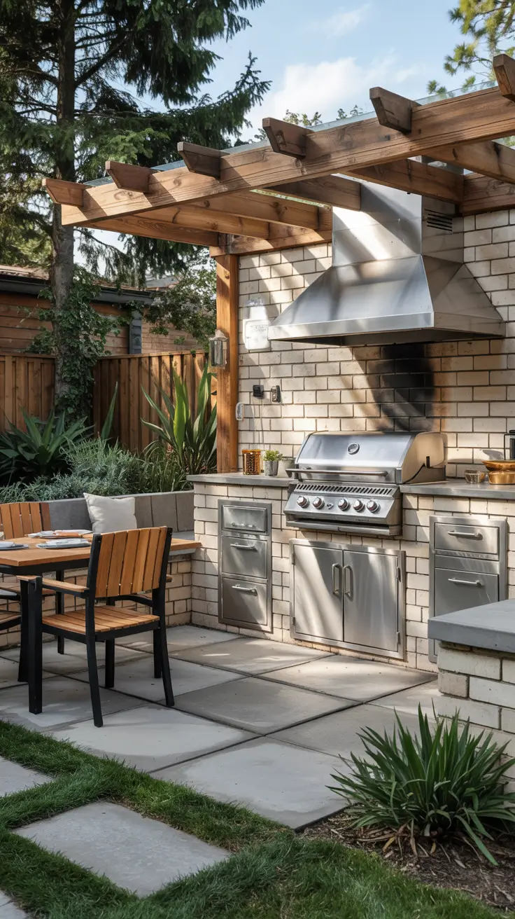 22 Garden Barbecue Area 2026 Modern Design Ideas With Pergola And Bbq ...