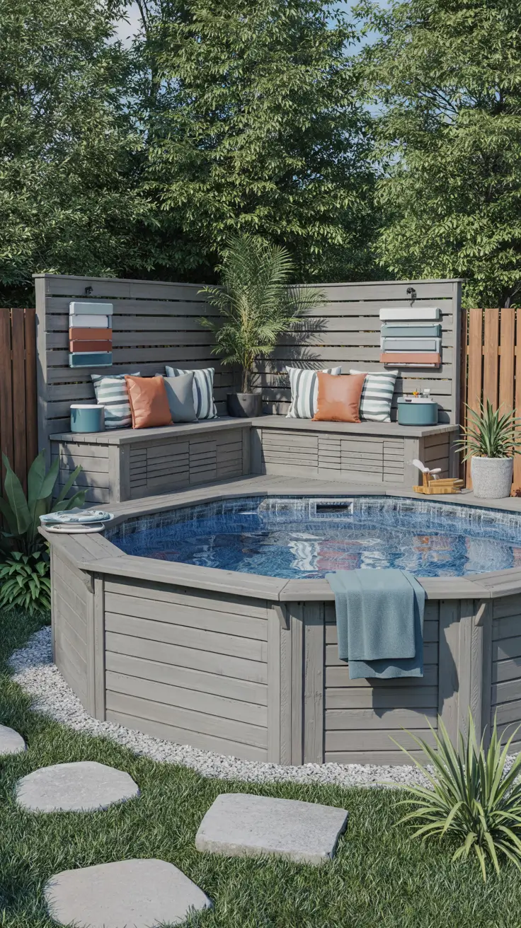 23 Outdoor Pool Area Above Ground 2026 Ideas With Deck Decor Lights