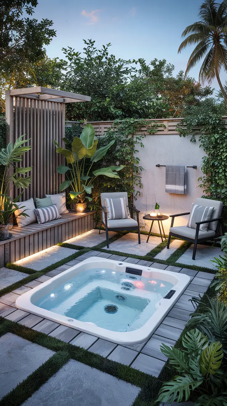 21 Outdoor Spa Ideas 2026 - Modern Jacuzzi, Backyard, Budget And ...