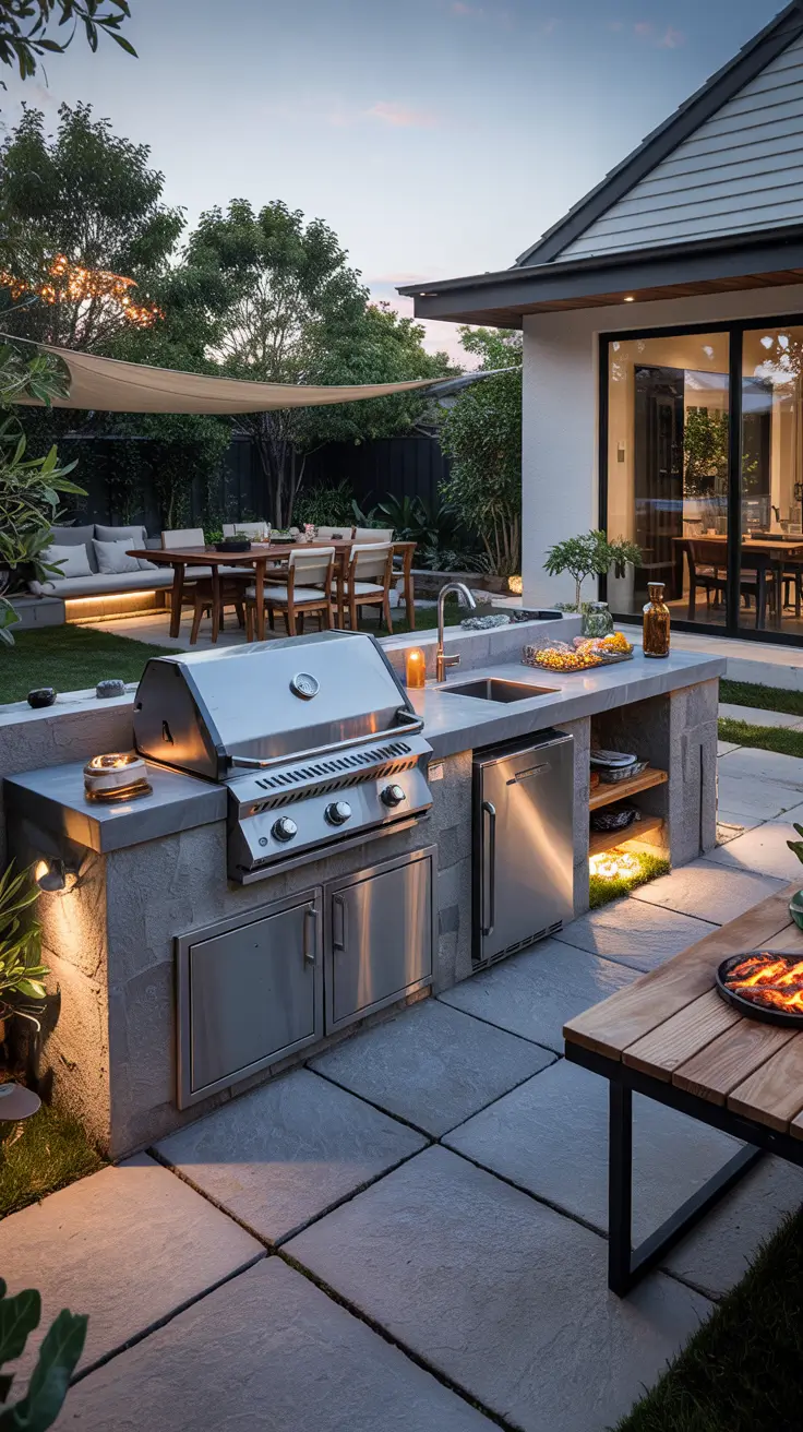 22 Outside Barbecue Area Ideas 2026 - Modern Patio, DIY Backyard ...