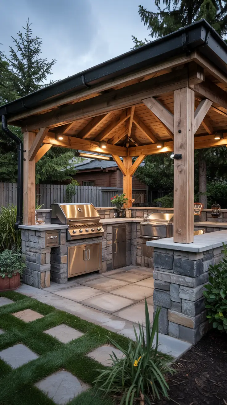 22 Outside Barbecue Area Ideas 2026 - Modern Patio, DIY Backyard ...
