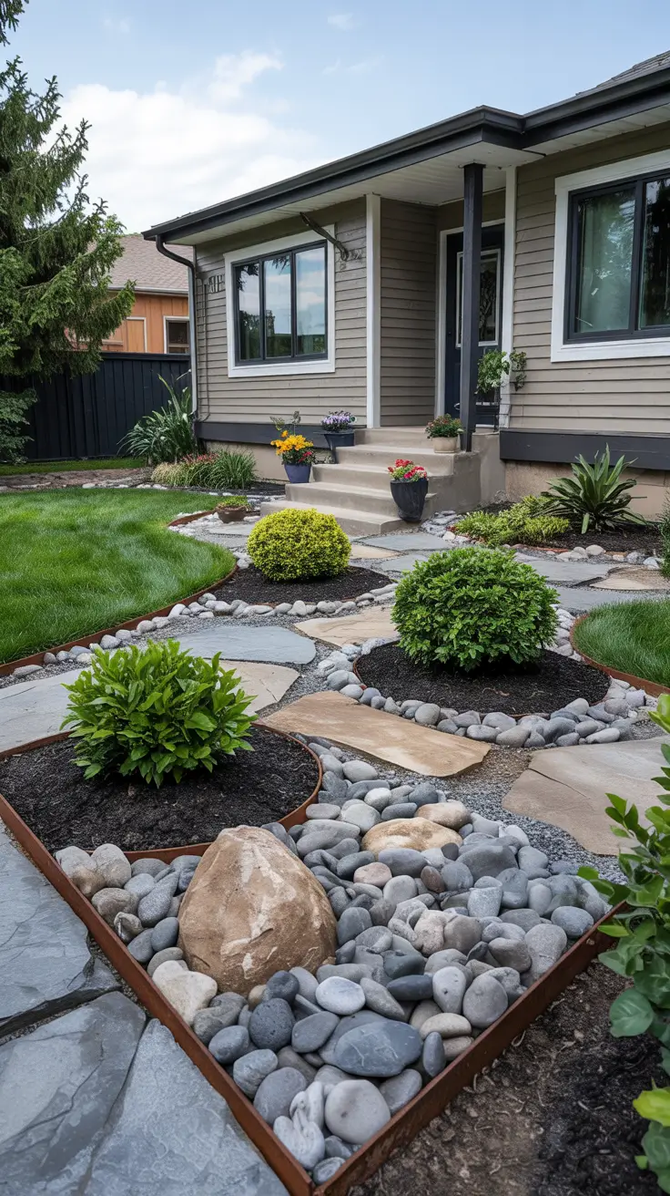 37 Simple Landscaping Front Yard 2026 - Low Maintenance Budget Curb ...
