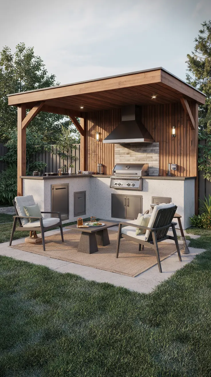 14 BBQ Area With Gazebo 2026 – Modern Outdoor Grill Ideas For Backyard ...