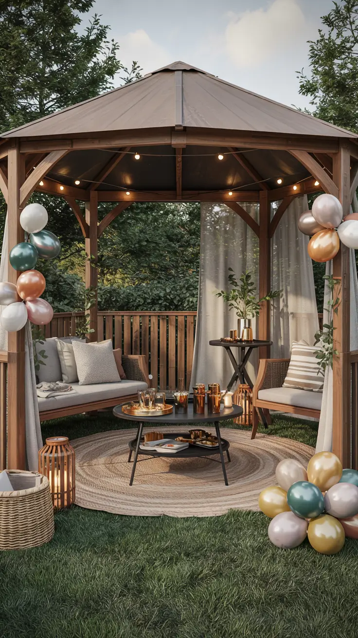 34 Gazebo Decorating Ideas 2026 For Backyard, Outdoor Patio, Wedding ...