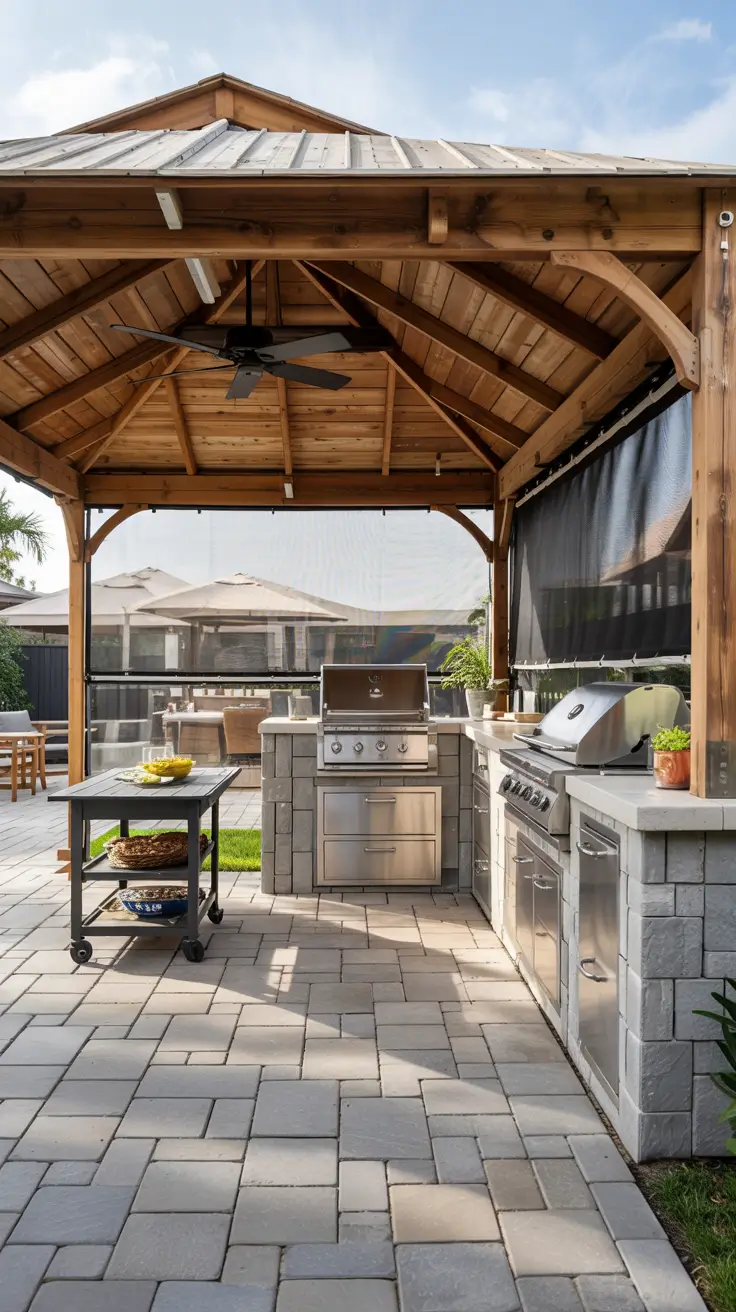 16 Outdoor Kitchen With A Gazebo 2026 Ideas For Backyard Covered Patios