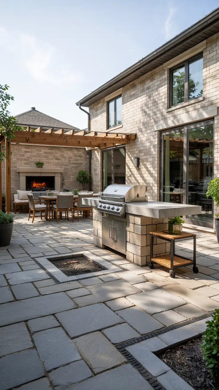 30 Patio BBQ Area 2026 – Outdoor Kitchen Design Ideas for Backyard