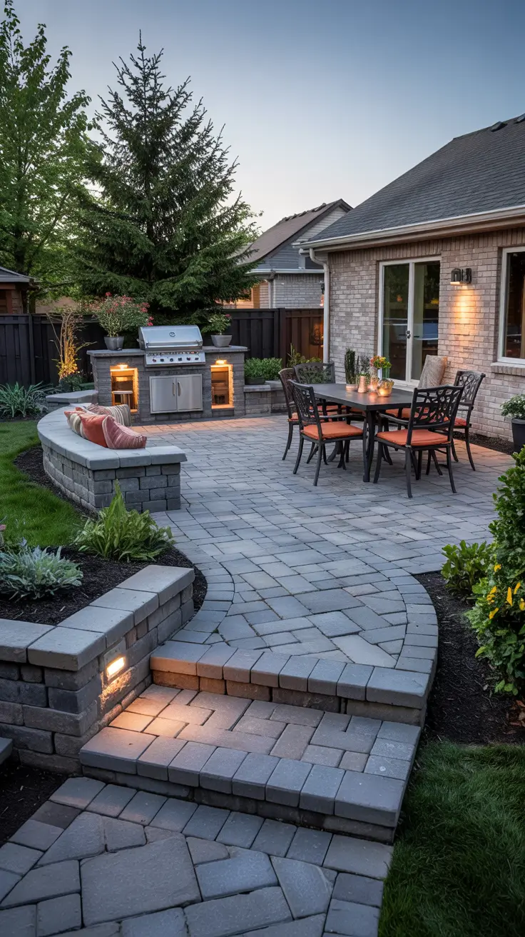 30 Patio BBQ Area 2026 – Outdoor Kitchen Design Ideas for Backyard