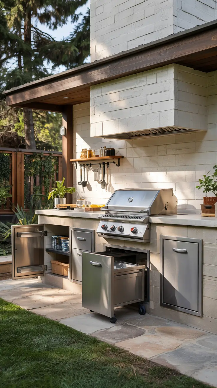 30 Patio BBQ Area 2026 – Outdoor Kitchen Design Ideas for Backyard