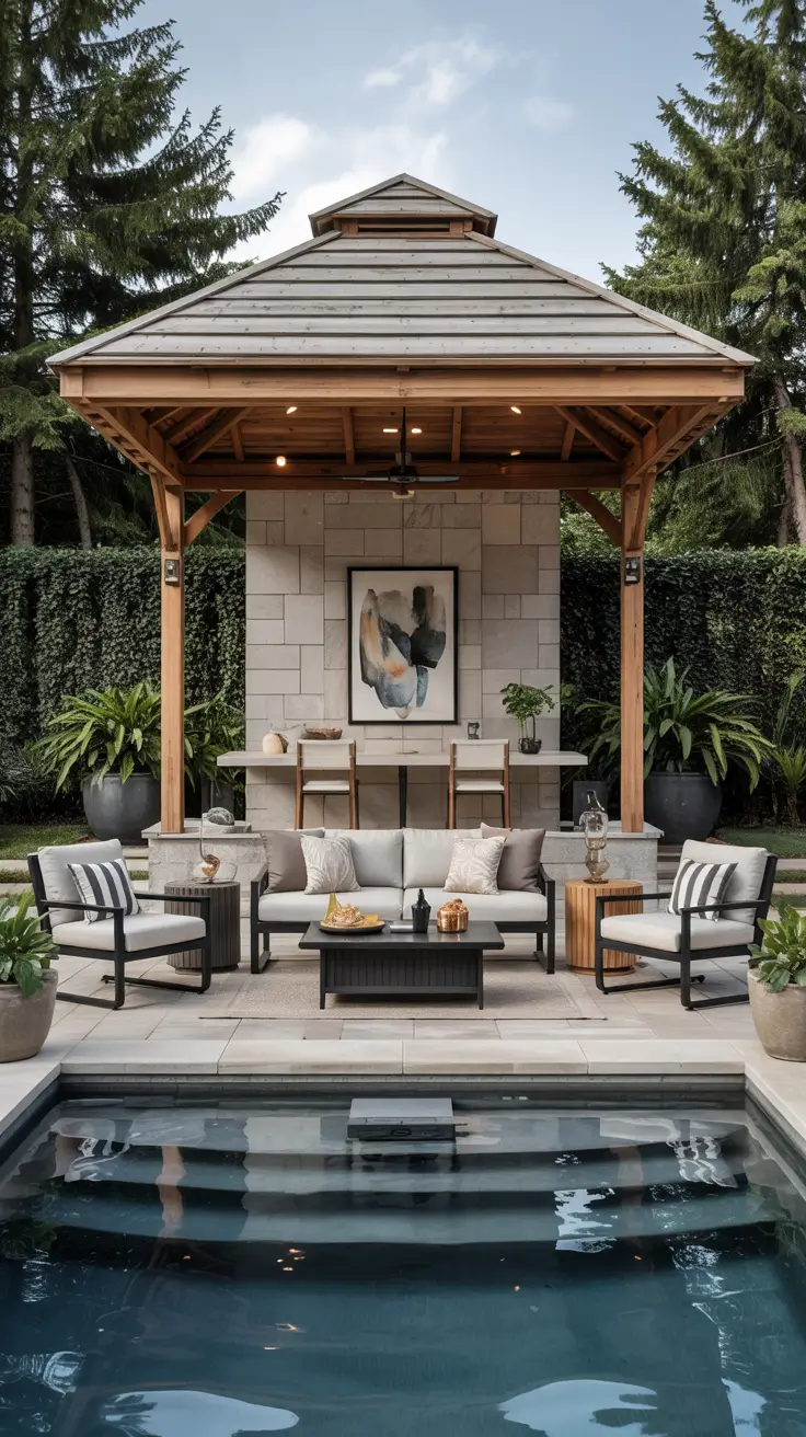 25 Pool Gazebo Ideas 2026 – Cabanas, Pergolas, Backyard & Bar Designs