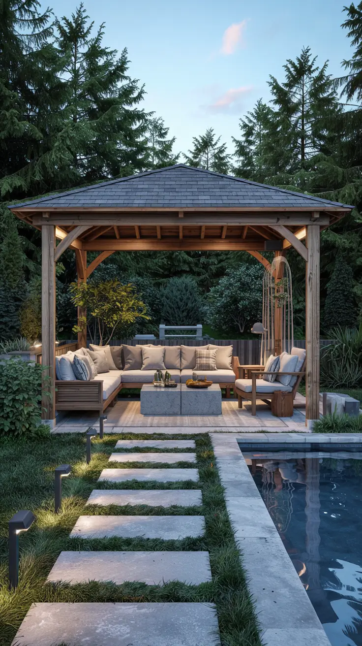 25 Pool Gazebo Ideas 2026 – Cabanas, Pergolas, Backyard & Bar Designs