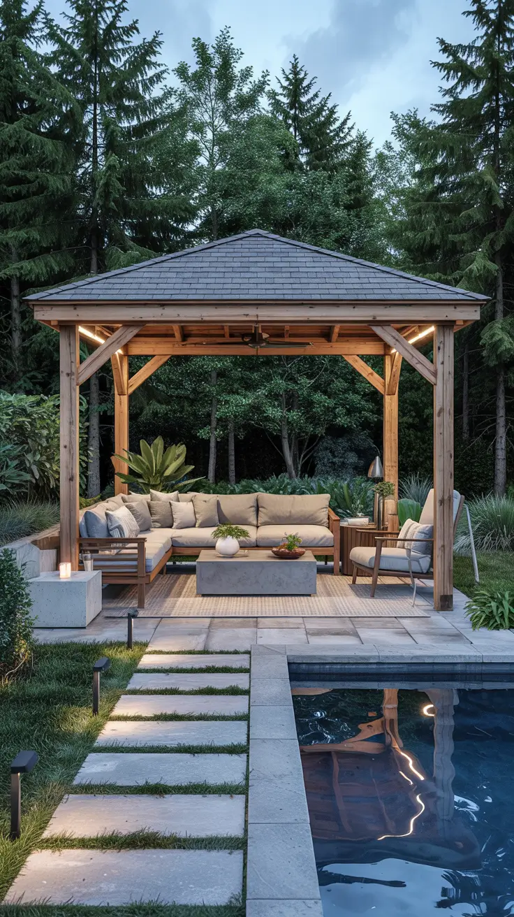 25 Pool Gazebo Ideas 2026 – Cabanas, Pergolas, Backyard & Bar Designs