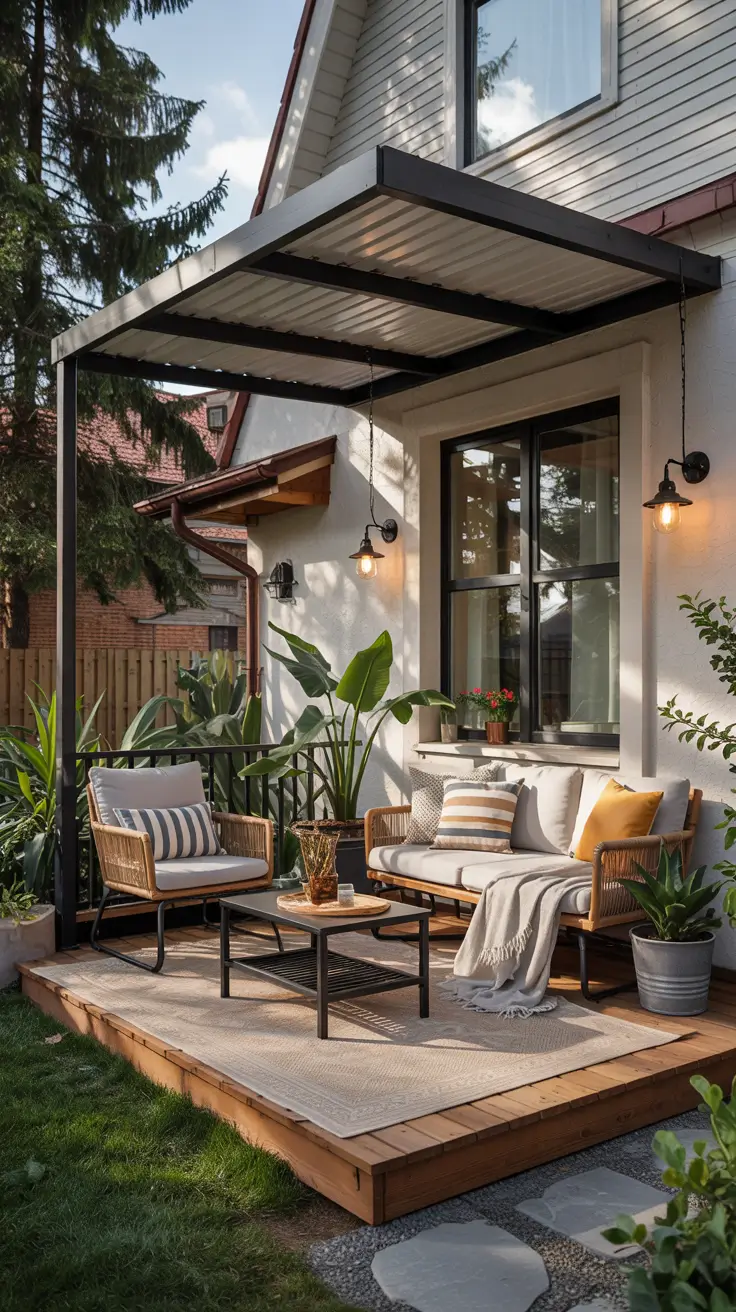 25 Canopy Design Ideas 2026 - Modern Patio, Terrace, Rooftop, Balcony ...